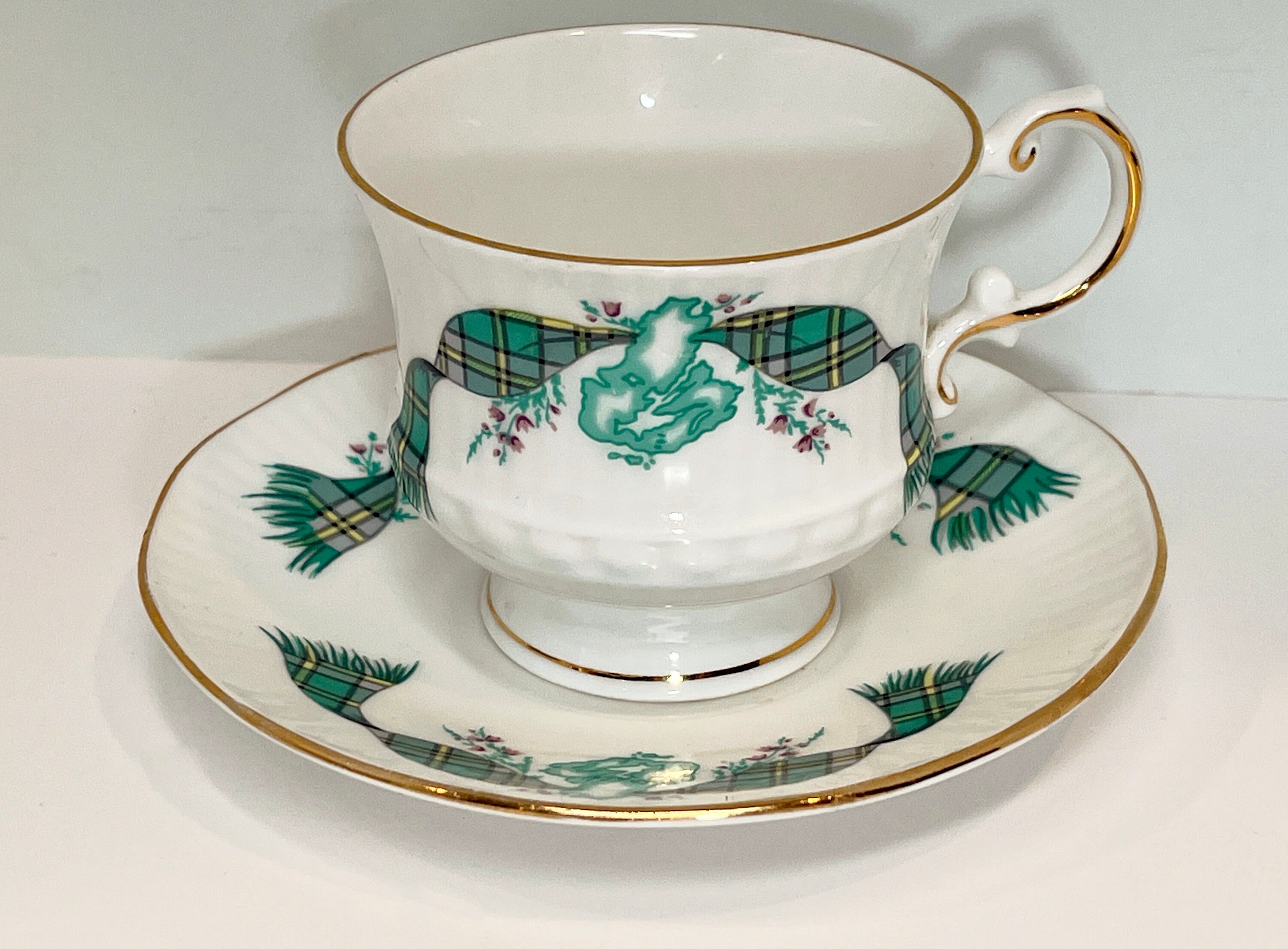 Canadian Tea Cup and Saucer , Cape Breton Island , Canadian Teacup ...