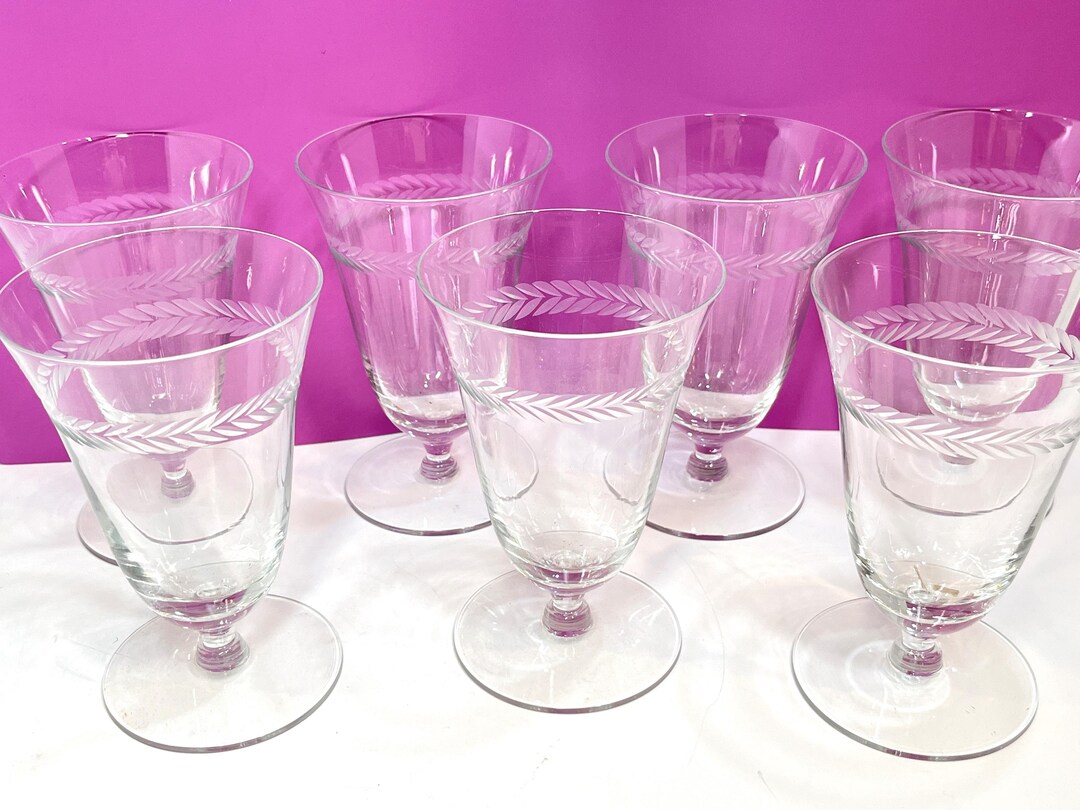 Set of 7 Parfait Glasses, Dessert Glasses, Clear Glasses, Hostess Gift ...