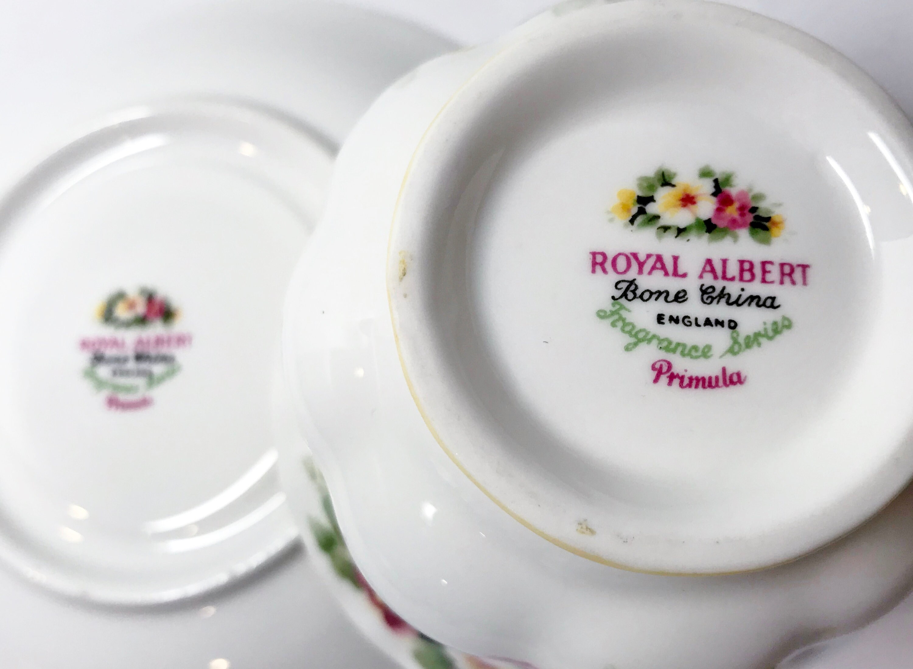 Primula Pattern, Royal Albert Tea Cup and Saucer, Fragrance Series ...