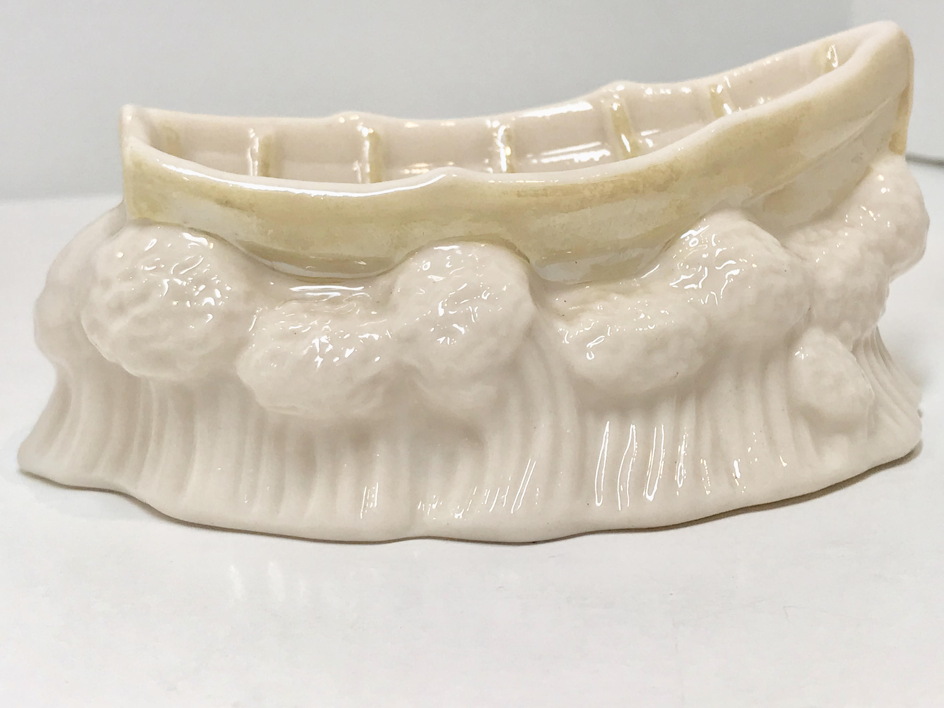 SOLD, Reserved for SR, Belleek Ashtray, Belleek Boat, Belleek Dish ...