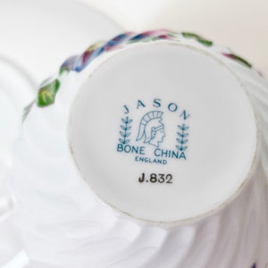 Jason Tea Cup and Saucer Floral Tea Cup Antique Tea Cup Vintage Tea Cup ...