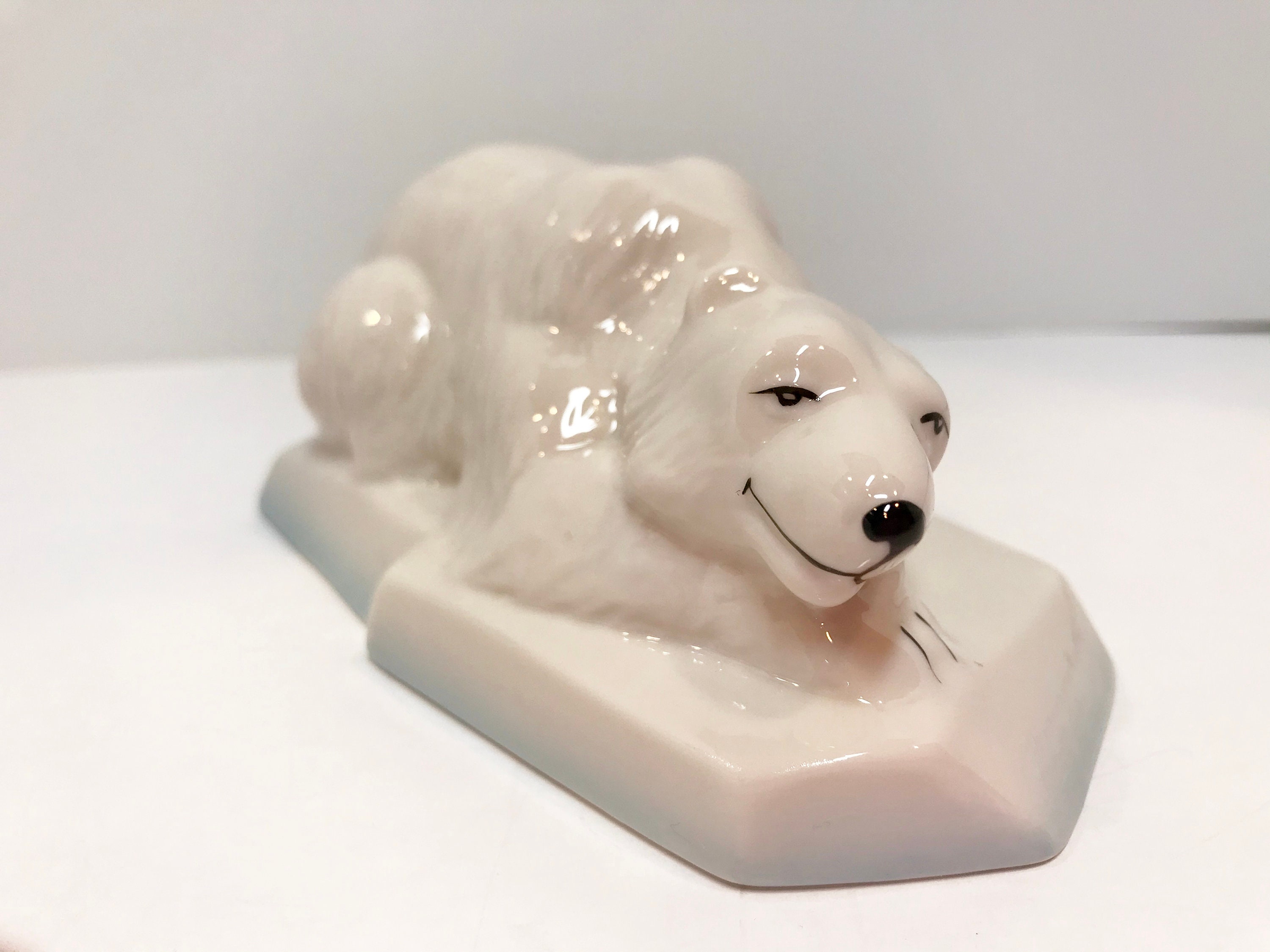 Reserved for SR, Belleek Polar Bear, Belleek Animal, Belleek Figurine ...