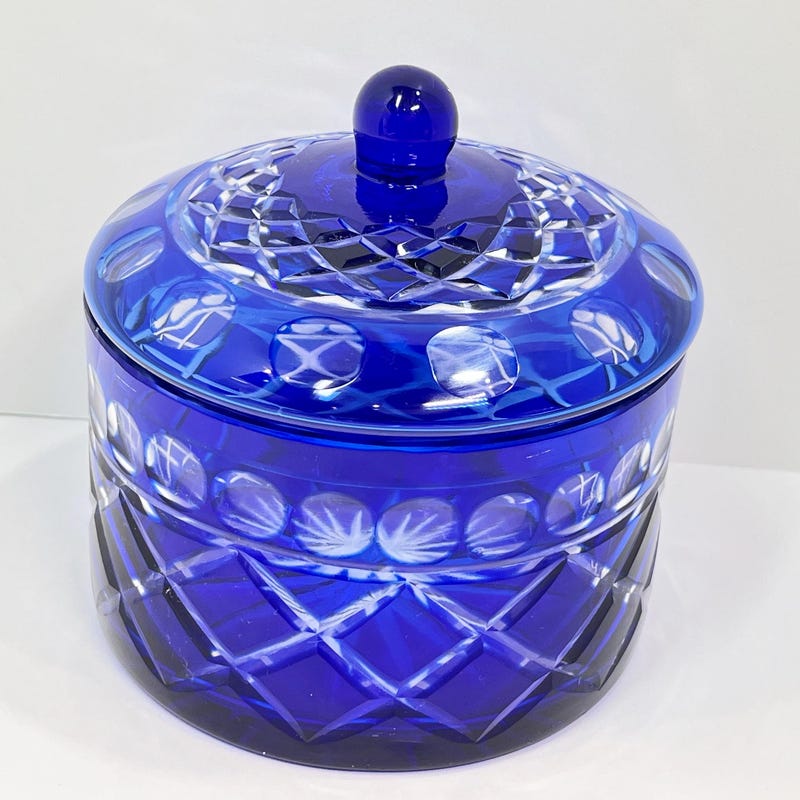 Blue Glassware - Etsy