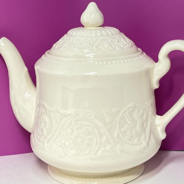 Cream Teapot - Etsy