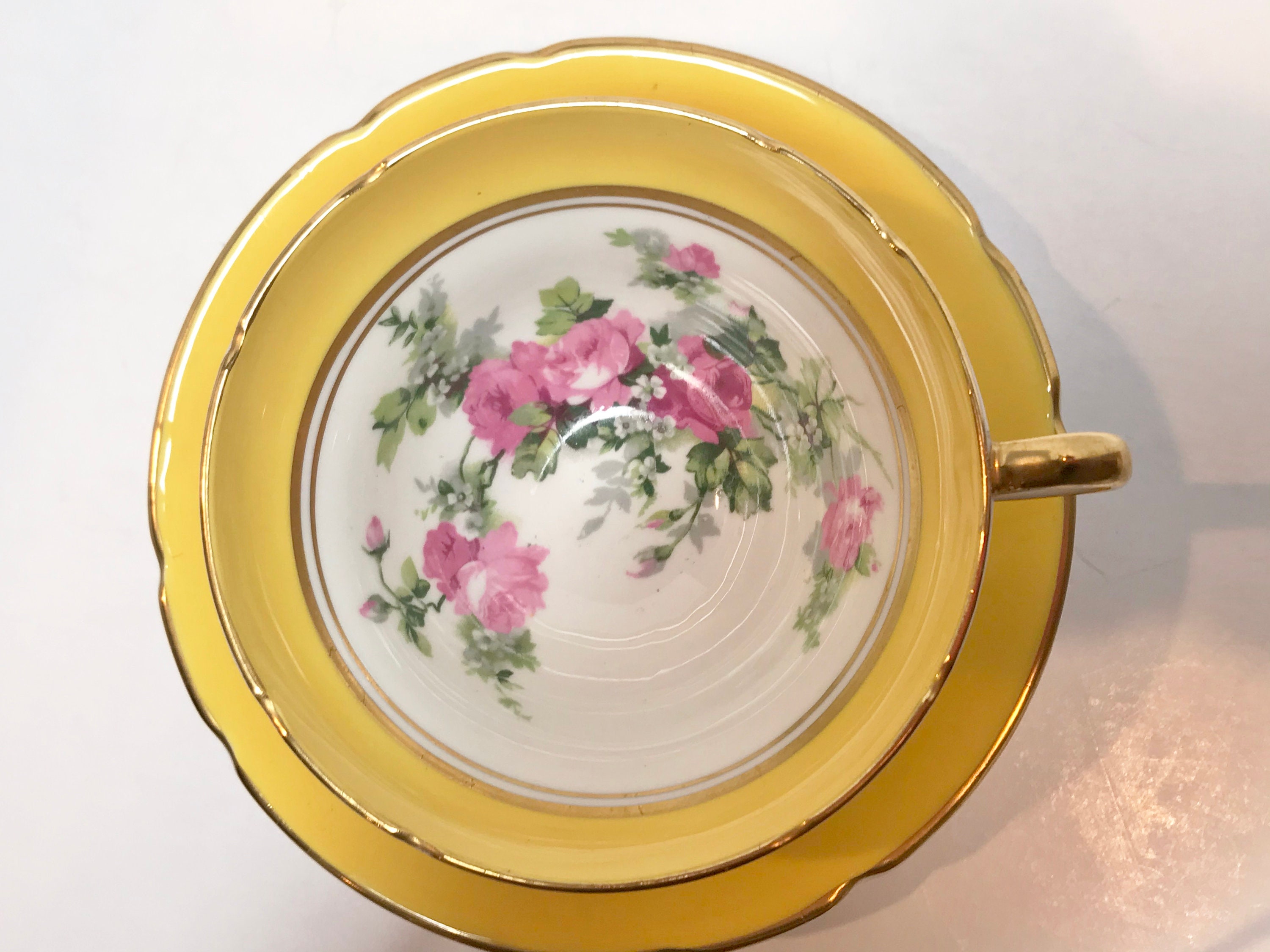 Stanley Tea Cup and Saucer, Floral Tea Cups, Antique Teacups Vintage ...