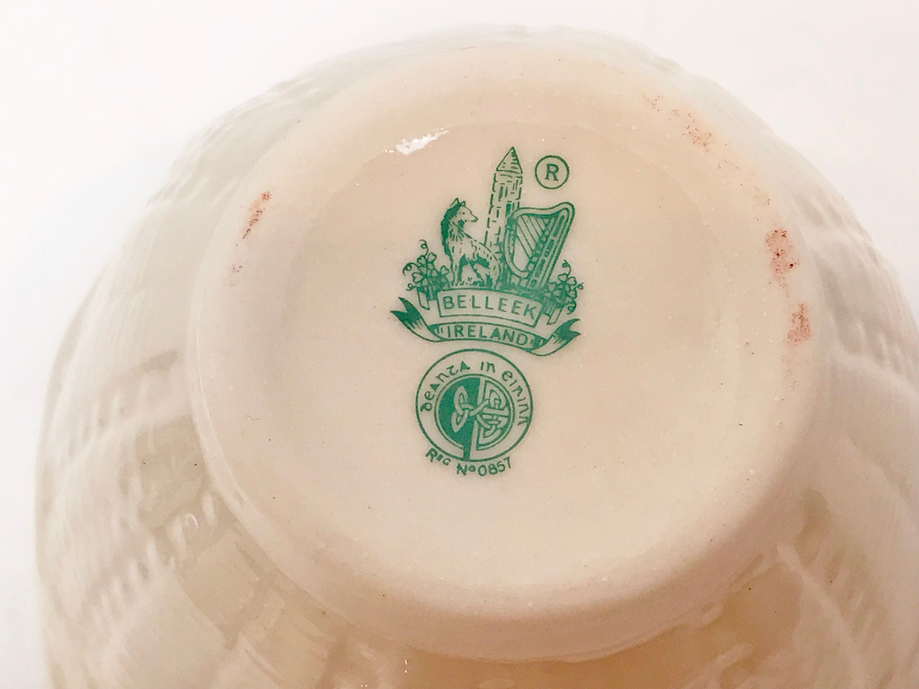 Belleek Tea Cup, Irish Tea Cup, Shell Belleek China, Irish Porcelain ...