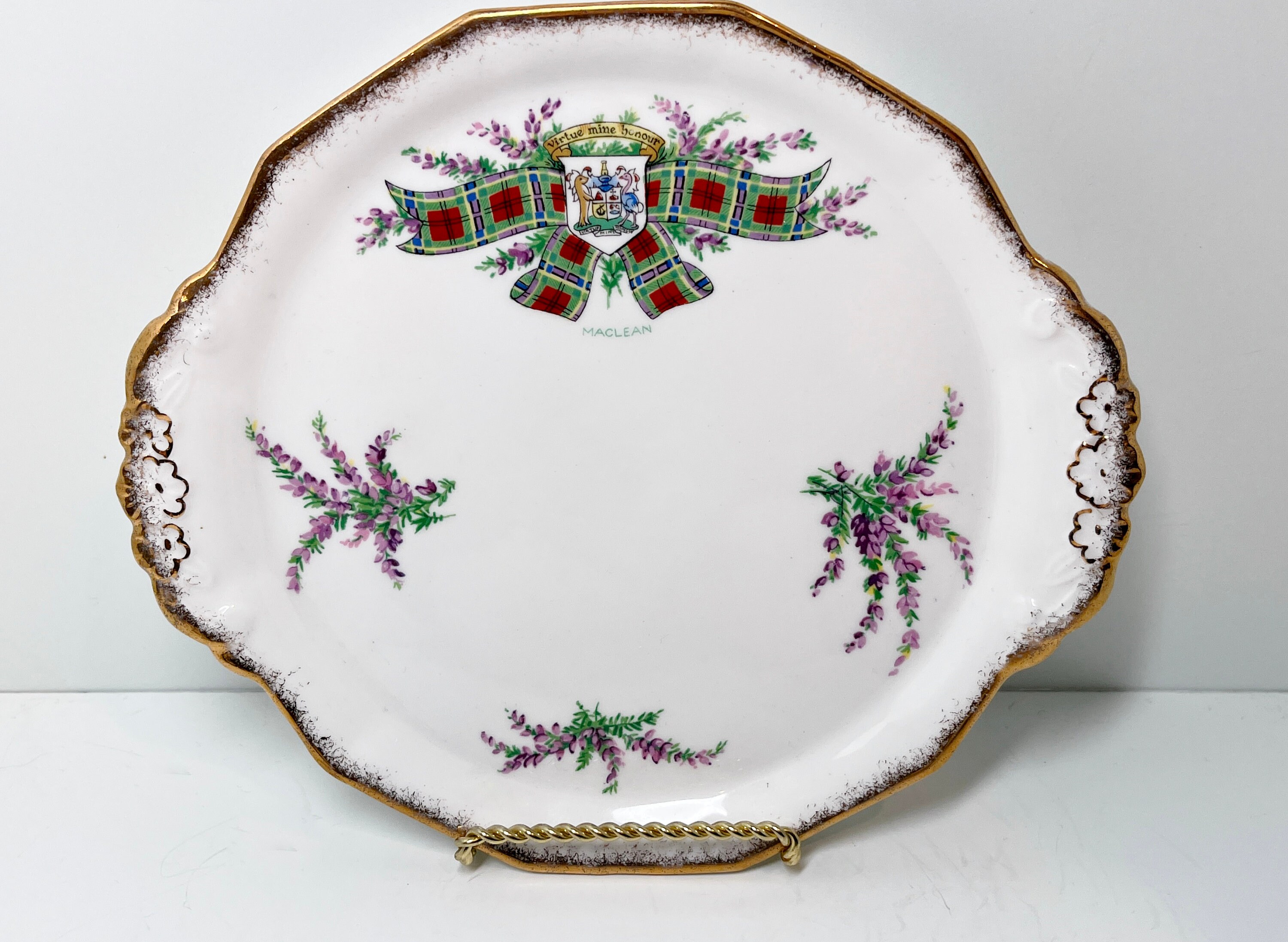 Gordon Clan Plate, Royal Stafford Plate, Scottish Plates, Scotland ...