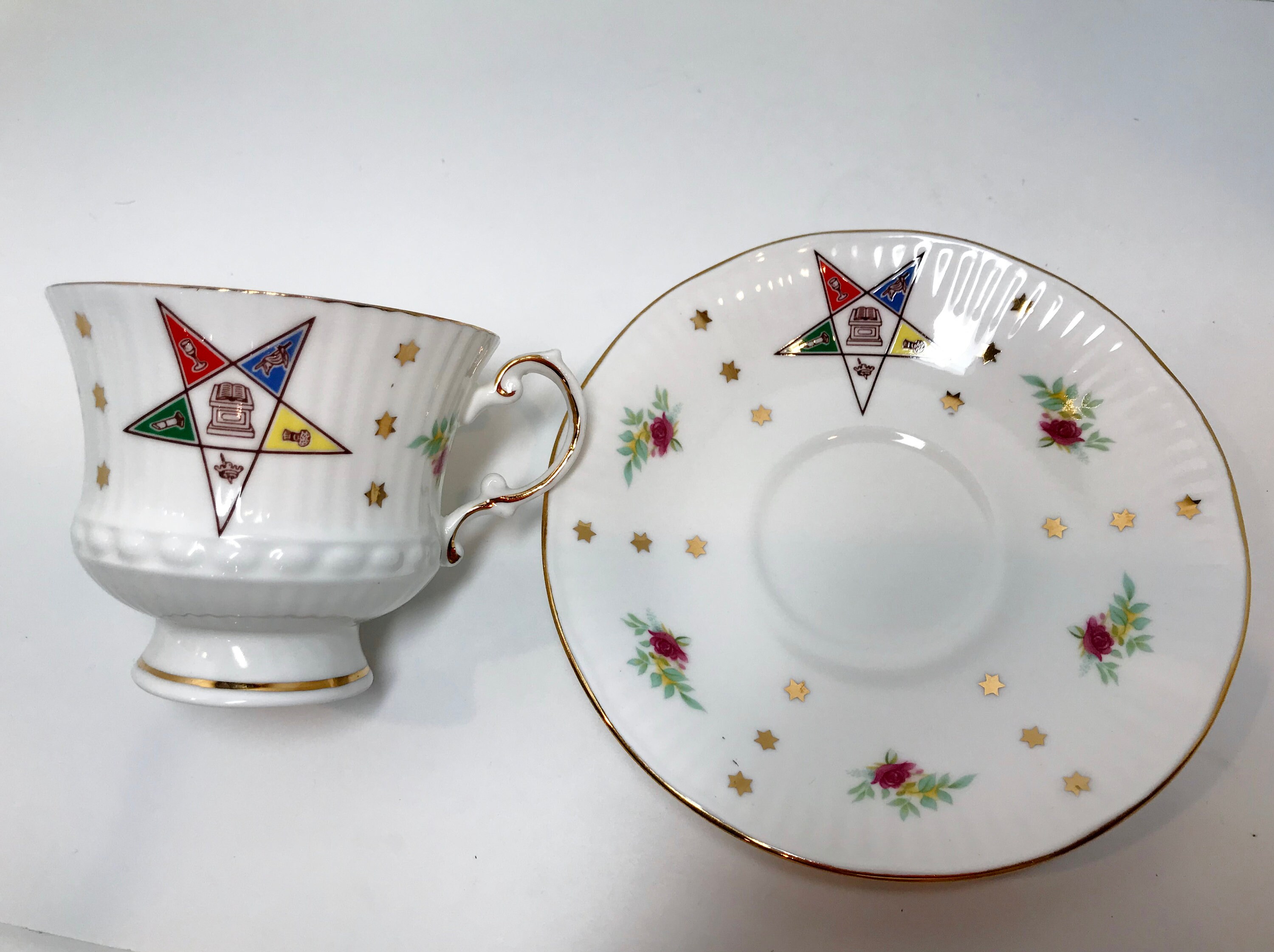 Order of the Eastern Star Teacup, Elizabethan Tea Cup and Saucer ...