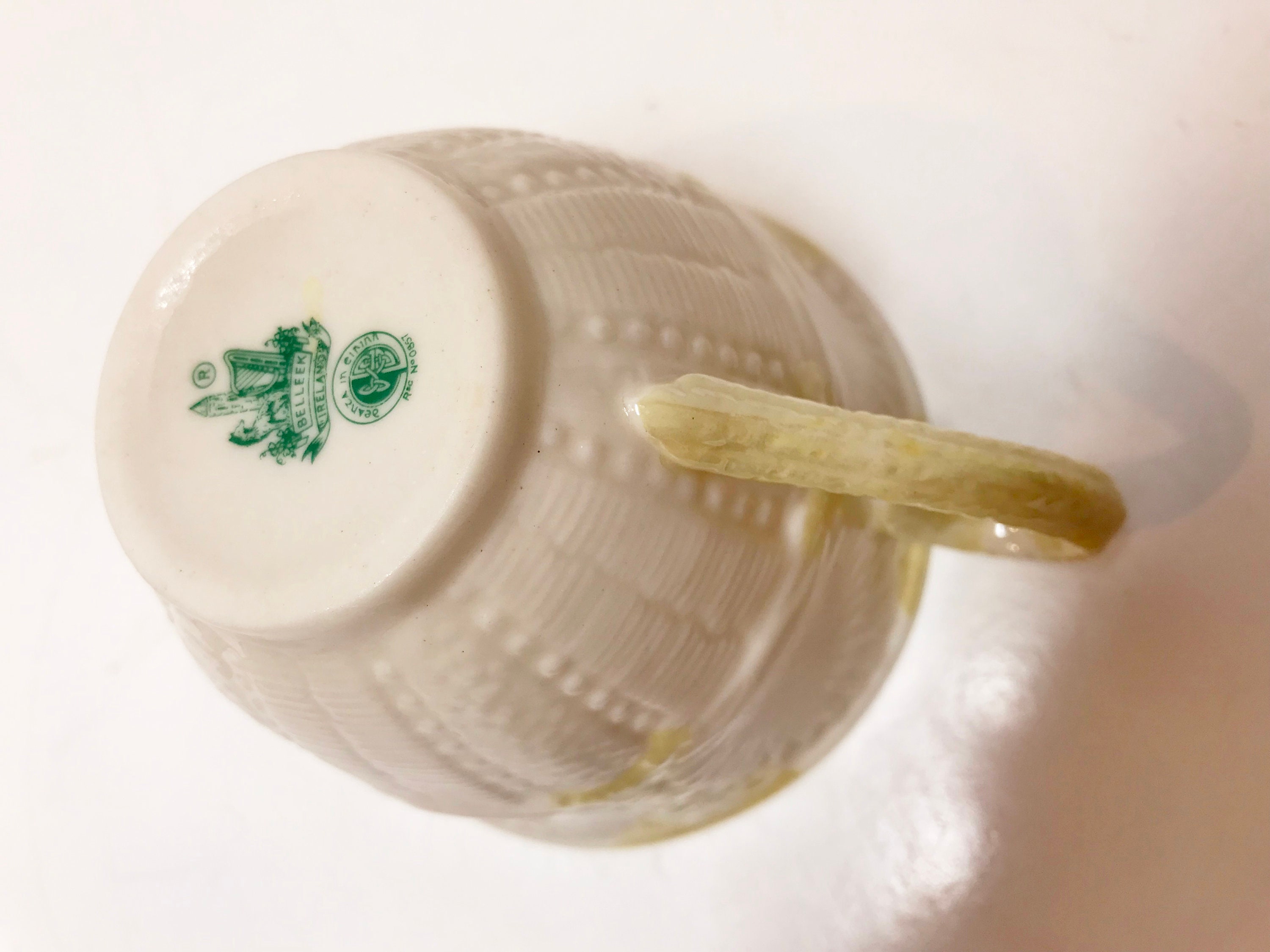 Belleek Tea Cup, Irish Tea Cup, Shell Belleek China, Irish Porcelain ...