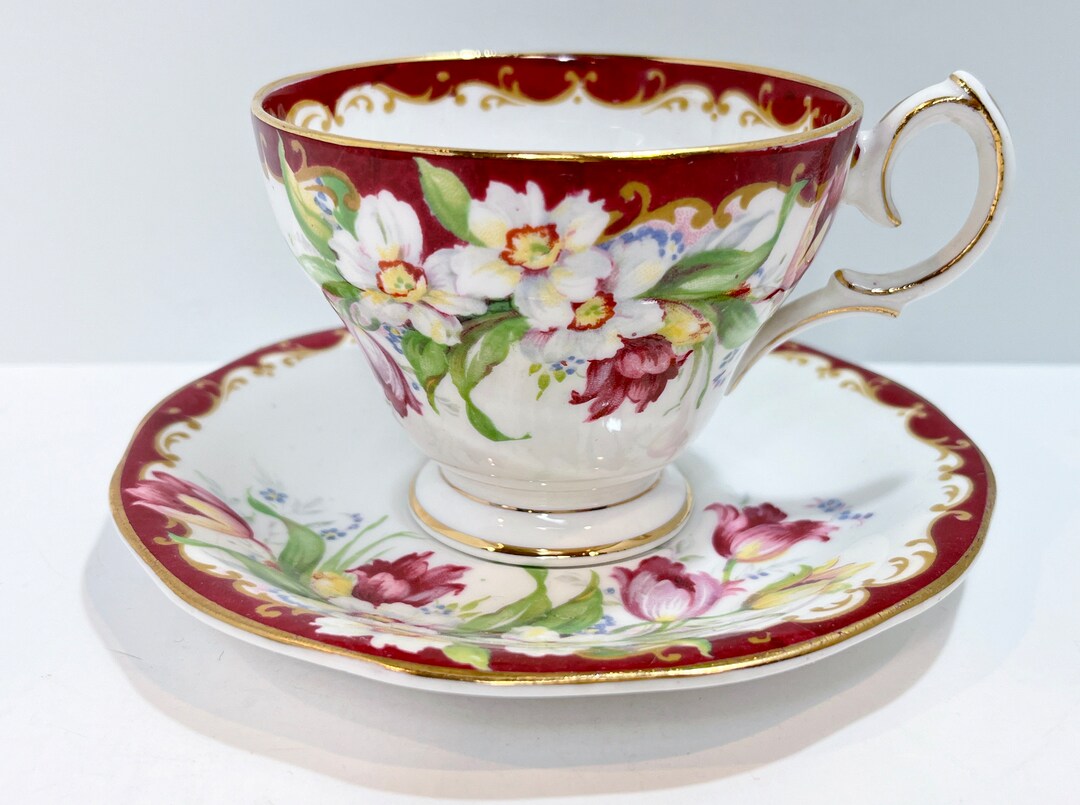 Narcissus Tea Cup and Saucer , Daffodil Teacup and Saucer , Tulip Tea ...