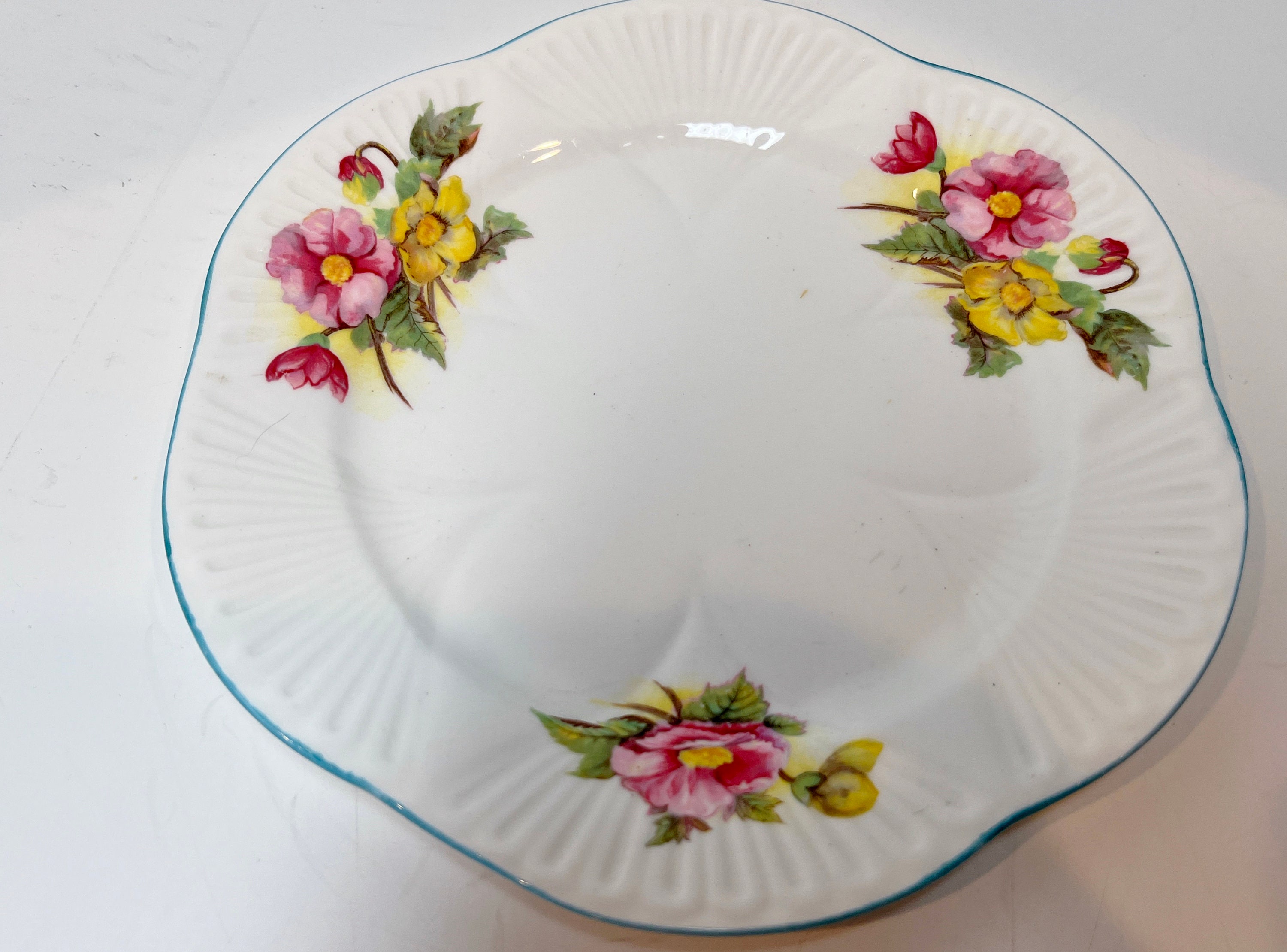 Shelley Plate, Shelley Begonia Pattern, Shelley Teacups and Saucers ...