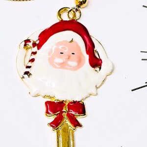 Santa Clause Key Ornament Santa's Magical Key Red Enamel Santa Ornament ...