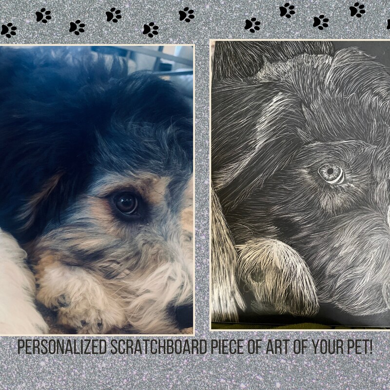 Scratchboard Art - Etsy