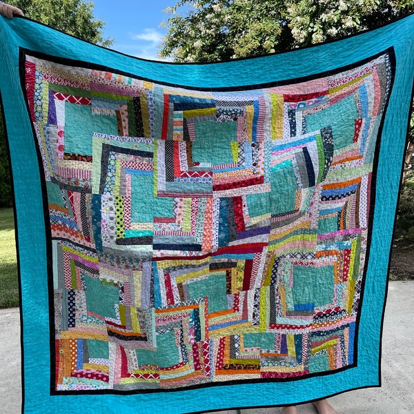 Wonky Quilt - Etsy