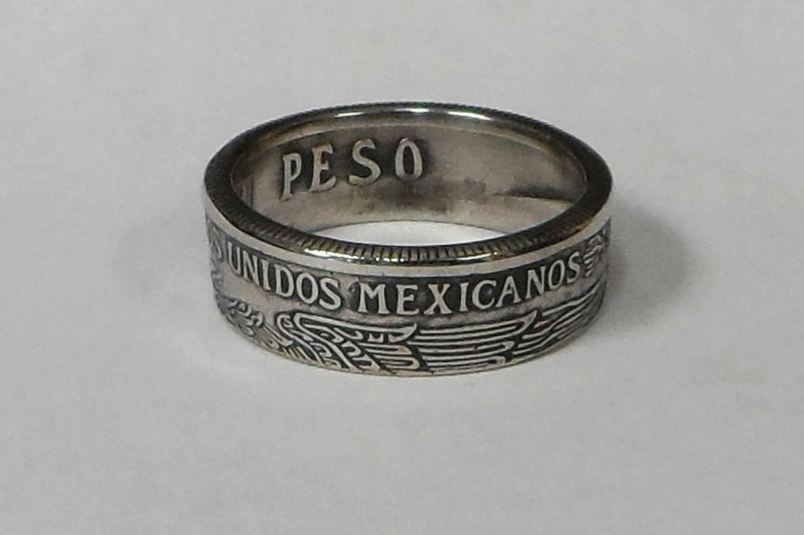 Sealed Ring Hand Made From Mexican Peso Coin - Etsy