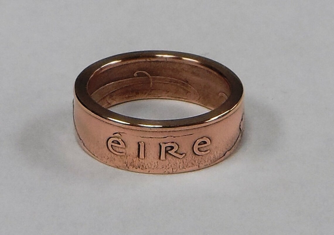 Sealed Ring Hand Made From Irish 2 Pence Coin - Etsy