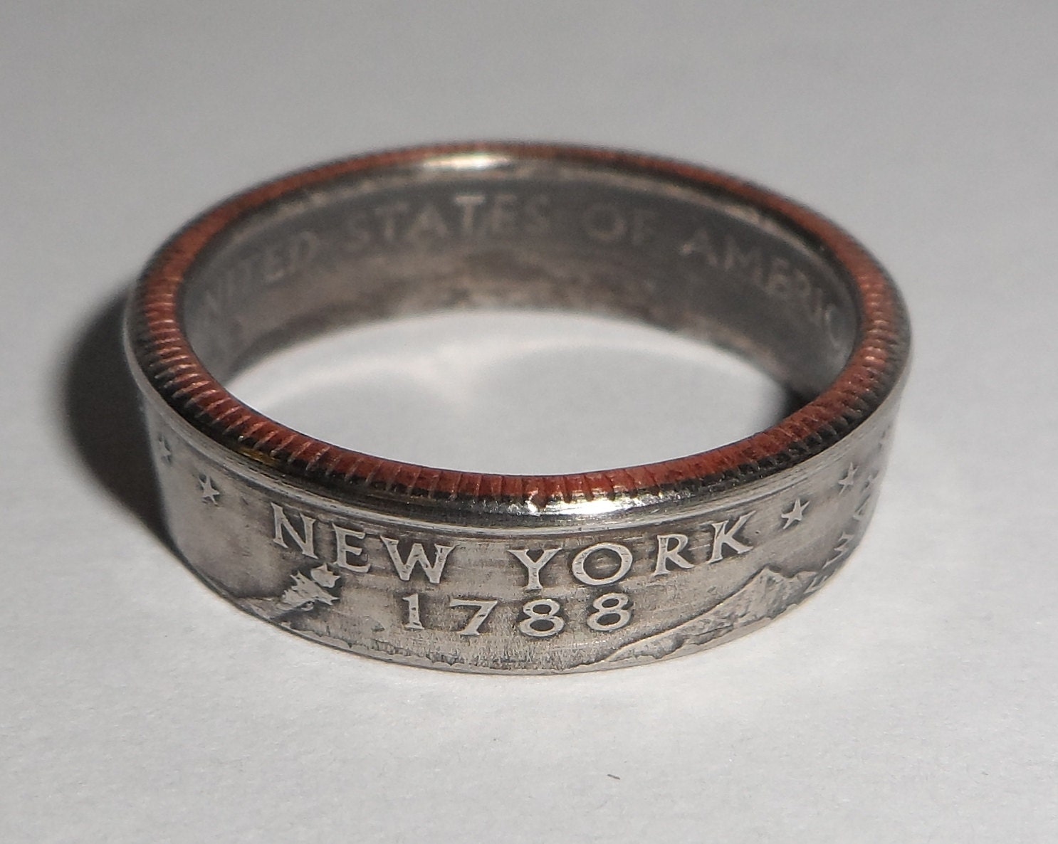 Sealed New York US Quarter Coin Ring Size or Pendant - Etsy