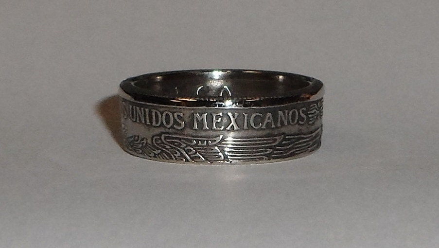 Sealed Ring Hand Made From Mexican Peso Coin - Etsy