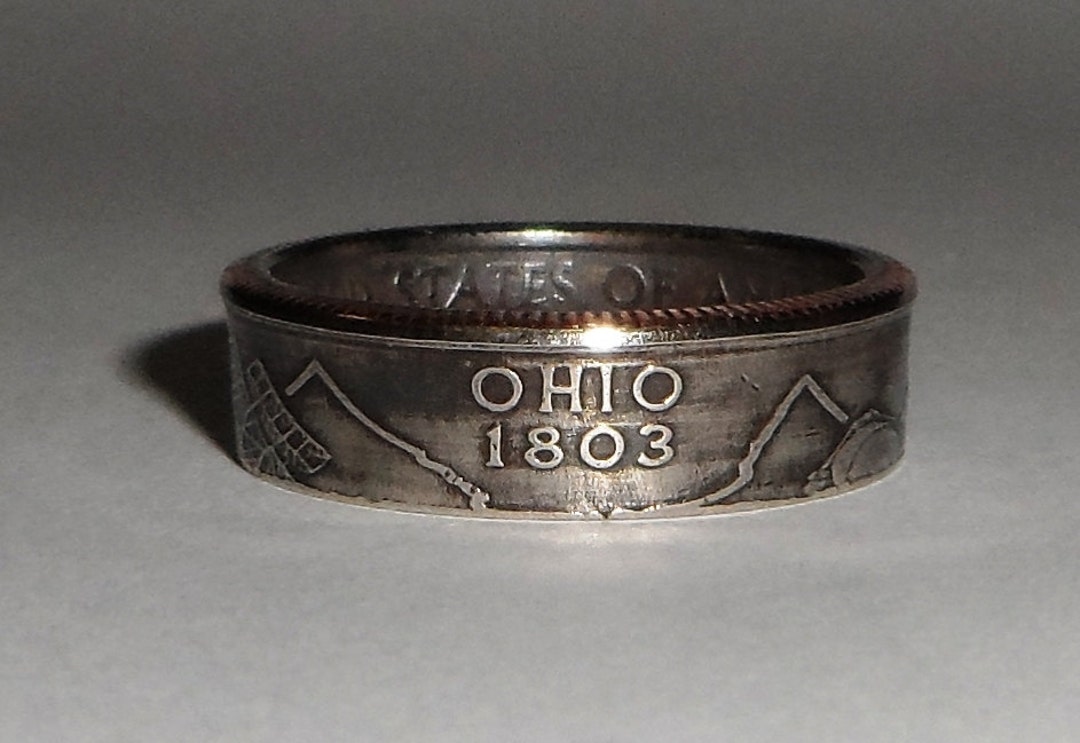Sealed OHIO Us Quarter Coin Ring Size or Pendant - Etsy