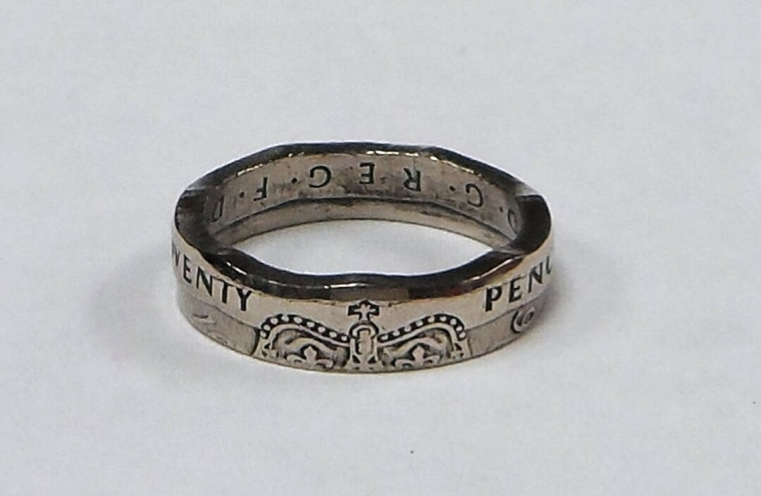 Sealed GREAT BRITAIN 20 PENCE Ring - Etsy