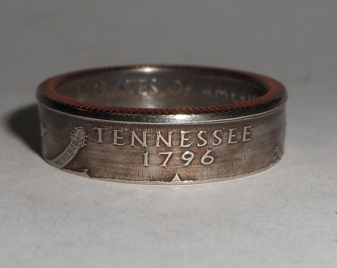 Sealed TENNESSEE Us Quarter Coin Ring Size or Pendant - Etsy