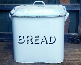 Enamelware Bread Box - Etsy