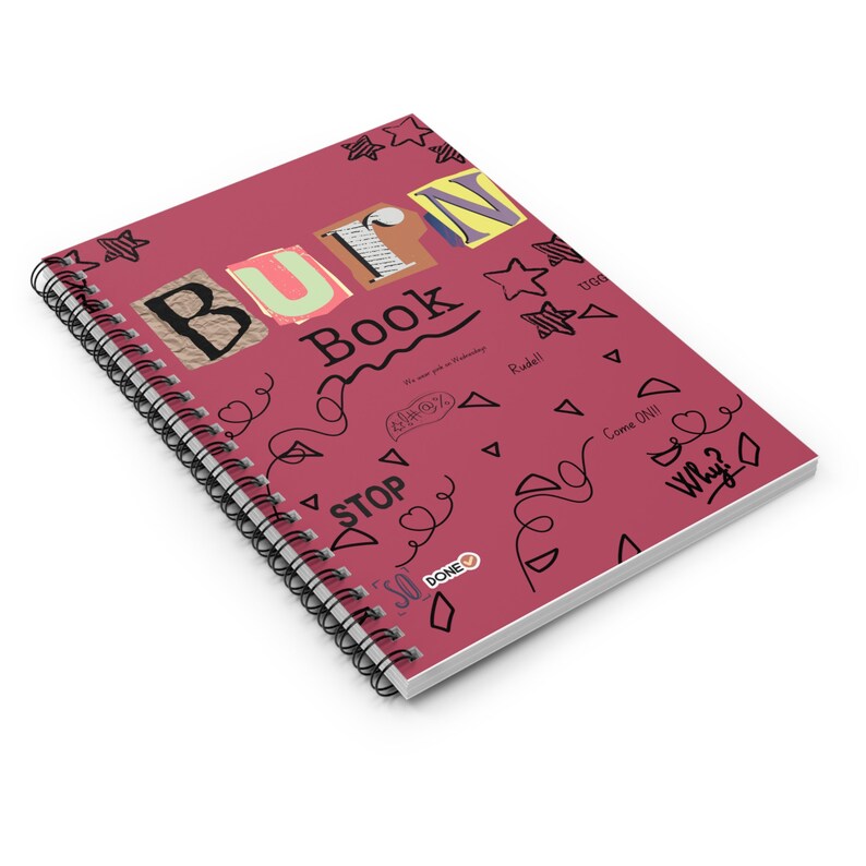 Burn Book, Burn Journal, Personalized Notebook Burn Book, Gift for ...