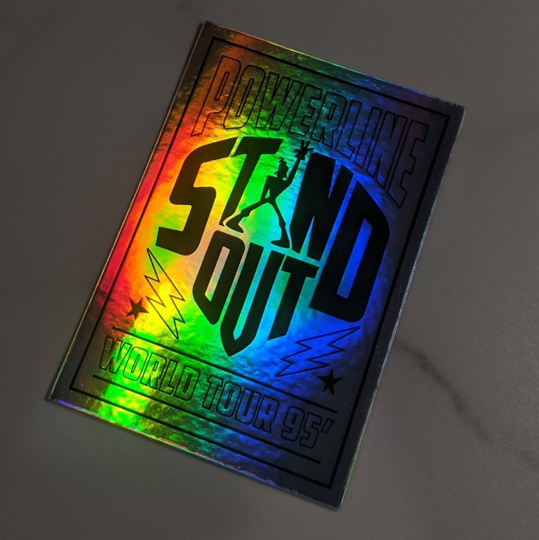 Stand Out World Tour Stickers Holographic - Etsy
