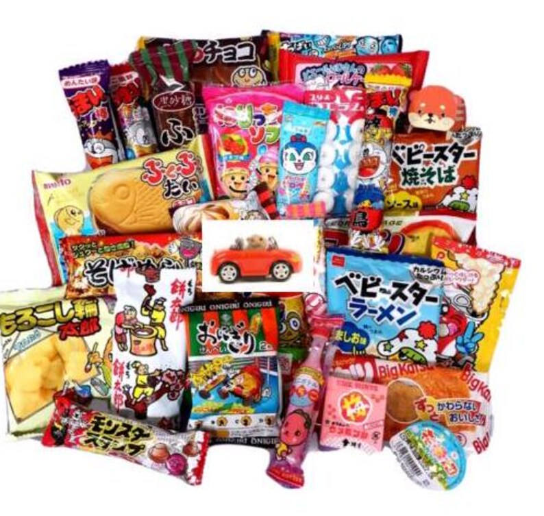 Japanese Snack Box Value Lot Treat Candy Snack Dagashi Gift Box 30 ...