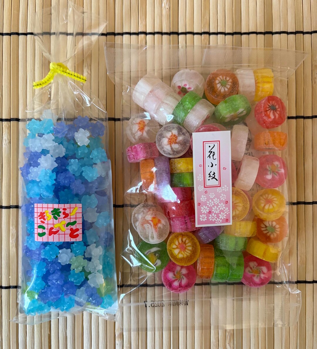 Taiki Hana-kamon & Konpeito Confetti Gift Set Japanese Flower Sugar ...