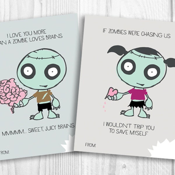 Zombie Valentine - Etsy