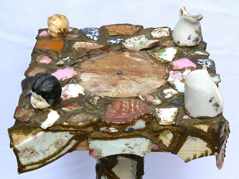 Beautiful and Detailed Memory Ware Pedestal Covered With Very - Etsy