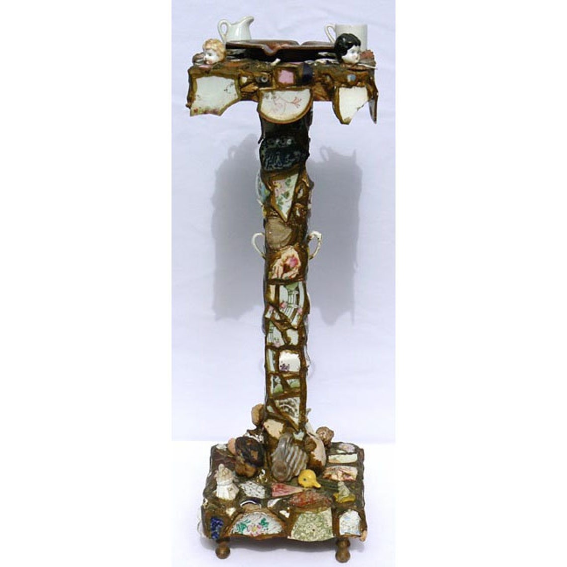 Beautiful and Detailed Memory Ware Pedestal Covered With Very - Etsy