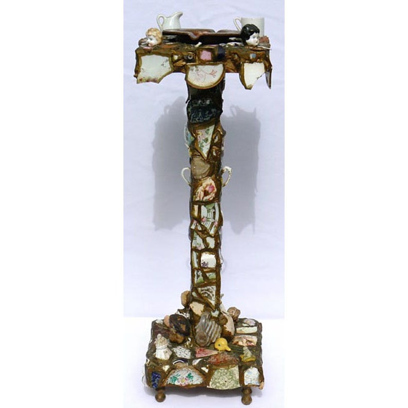 Beautiful and Detailed Memory Ware Pedestal Covered With Very - Etsy