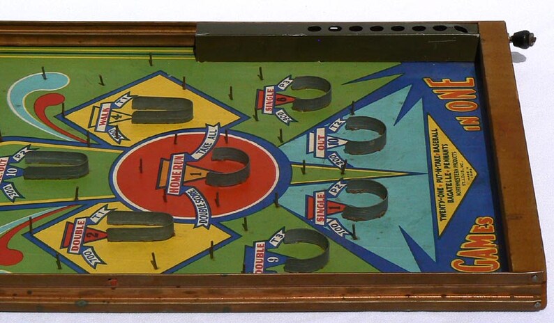 A Pinball Type Gameboard. Great Color and Graphics. poosh-m-up 5 Game ...