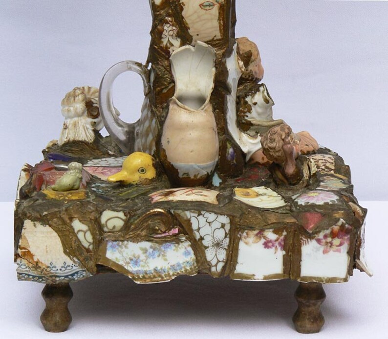 Beautiful and Detailed Memory Ware Pedestal Covered With Very - Etsy