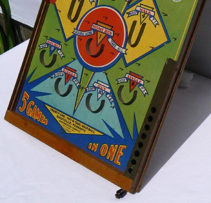 A Pinball Type Gameboard. Great Color and Graphics. - Etsy