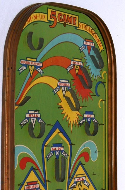 A Pinball Type Gameboard. Great Color and Graphics. - Etsy