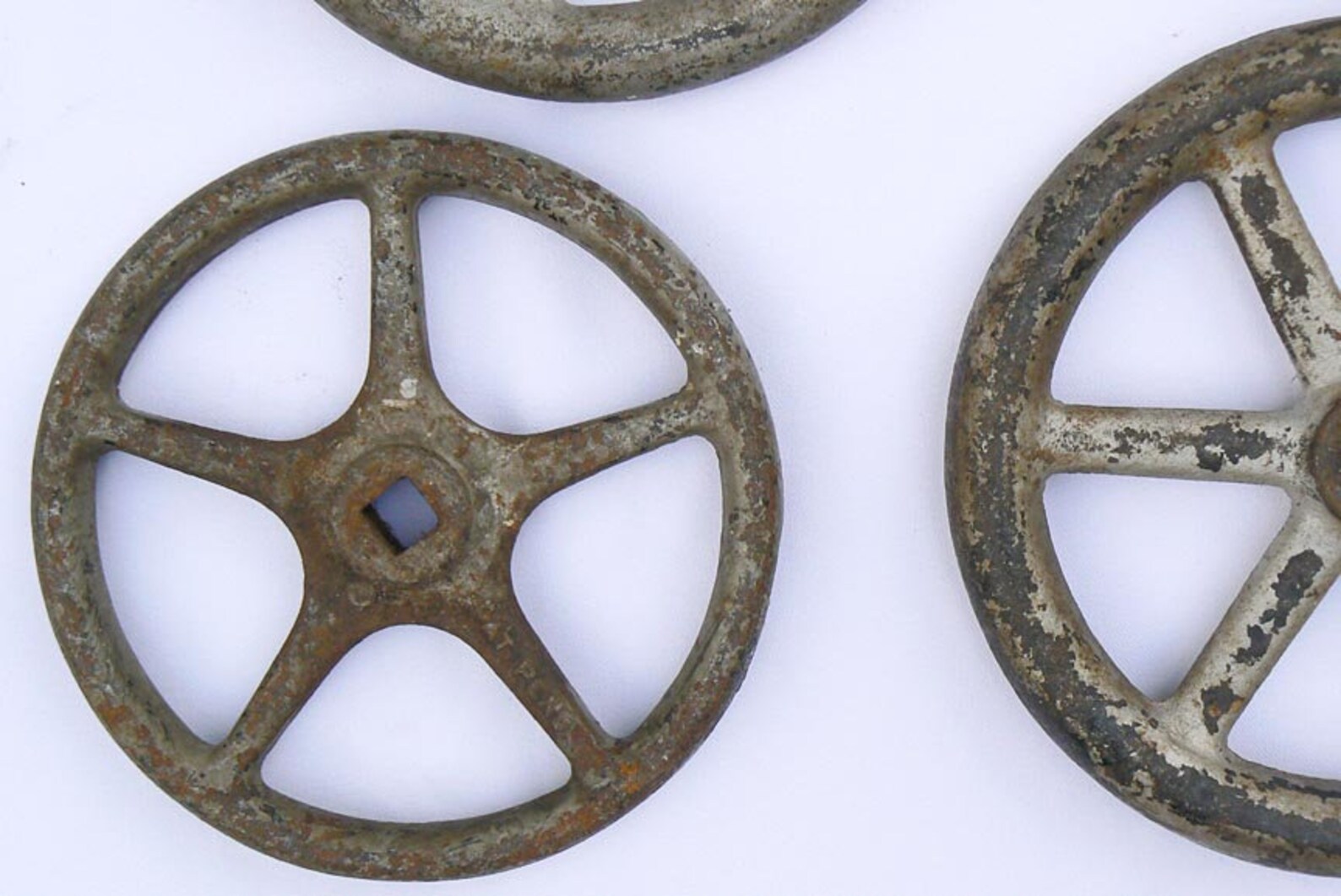 A Group of Seven Old Iron Industrial Valves. Likely 1940's - Etsy