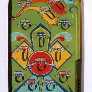 A Pinball Type Gameboard. Great Color and Graphics. poosh-m-up 5 Game ...