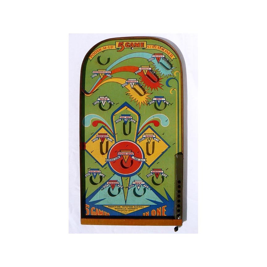 A Pinball Type Gameboard. Great Color and Graphics. - Etsy