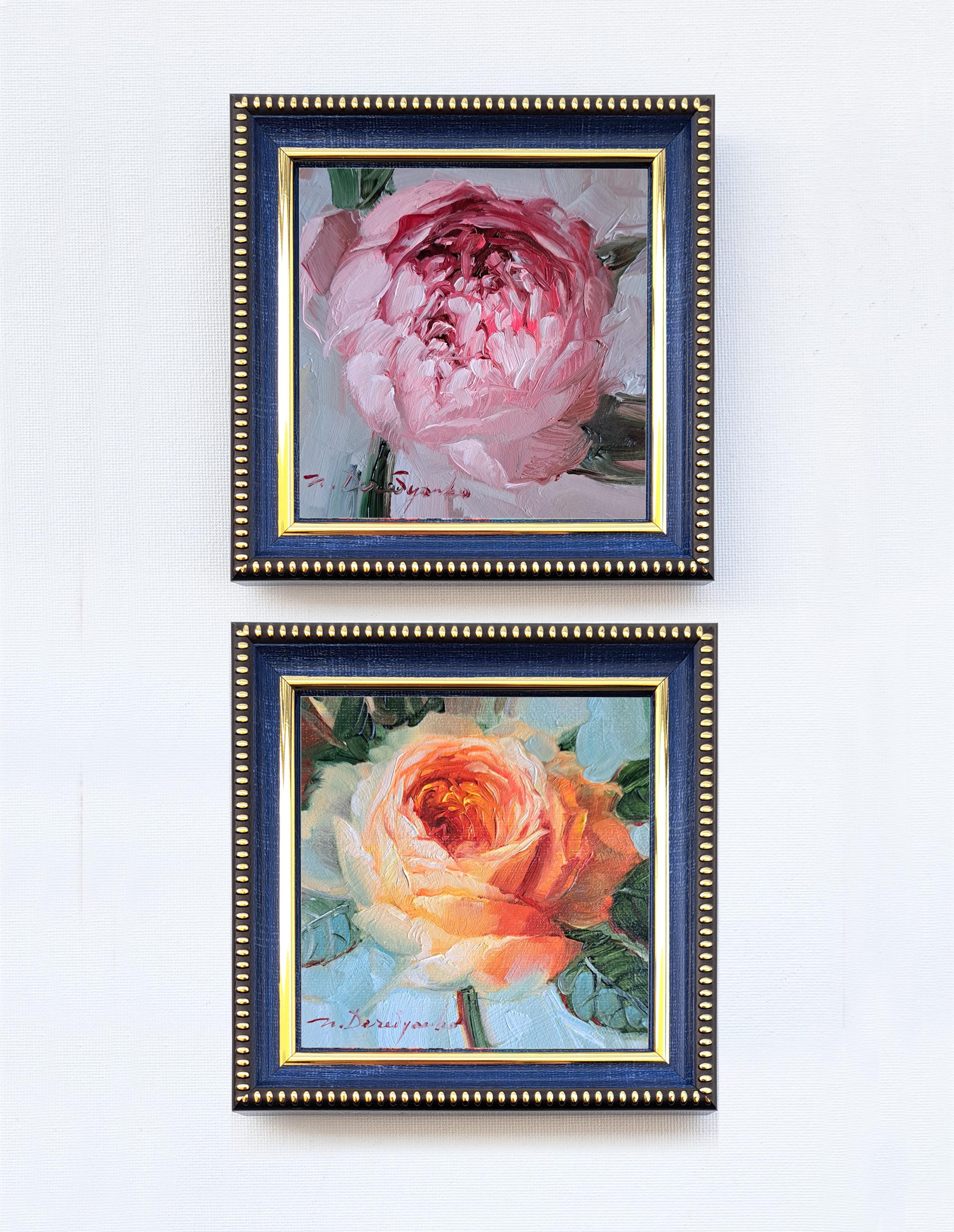 Peony Flower Painting Original Oil Floral Wall Art Peony Fine Art Gift ...