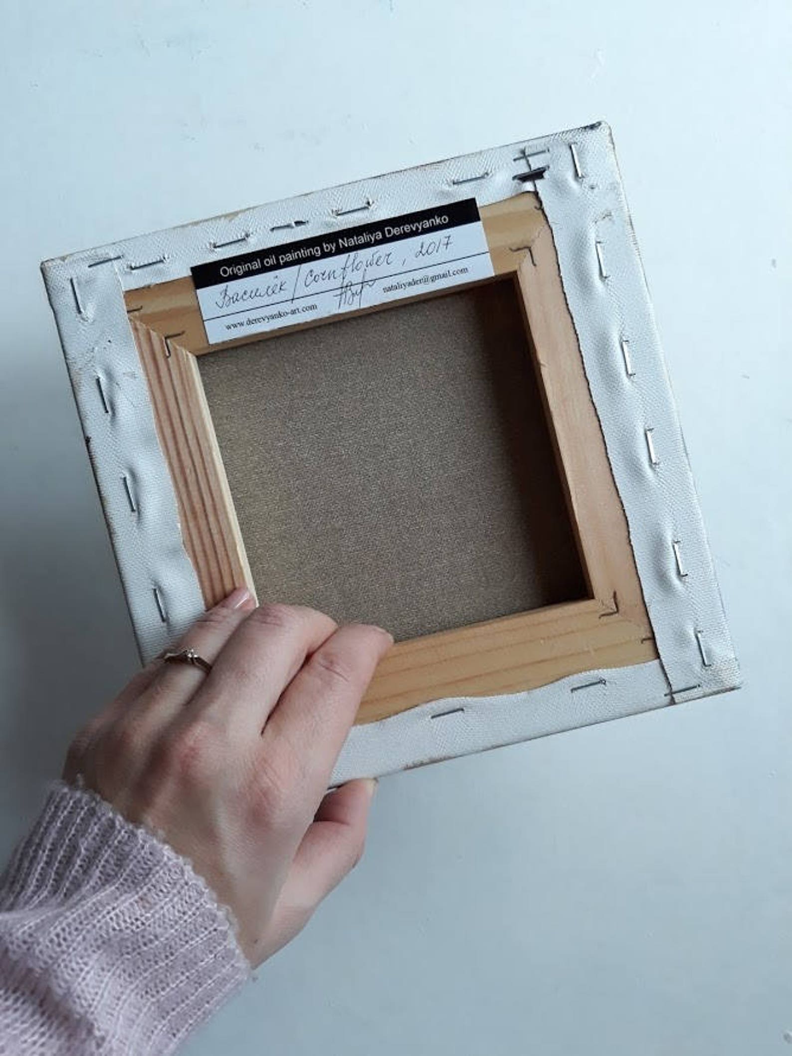 Purple Flower Oil Painting Original Art Floral Painting - Etsy