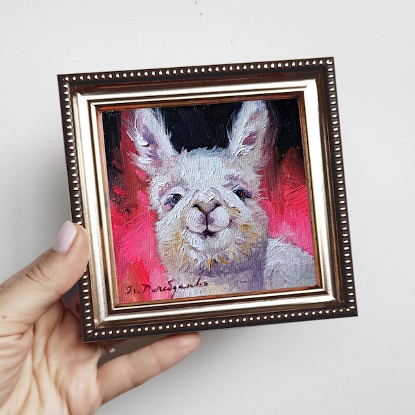 Alpaca Painting - Etsy