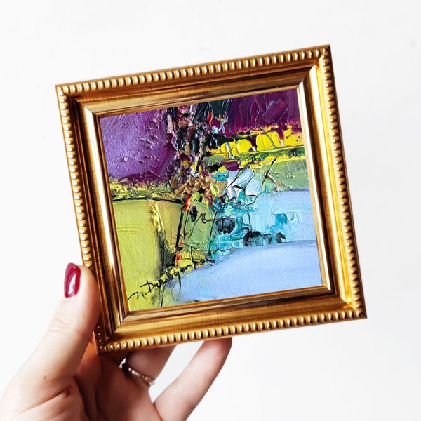 Small Abstract Art - Etsy