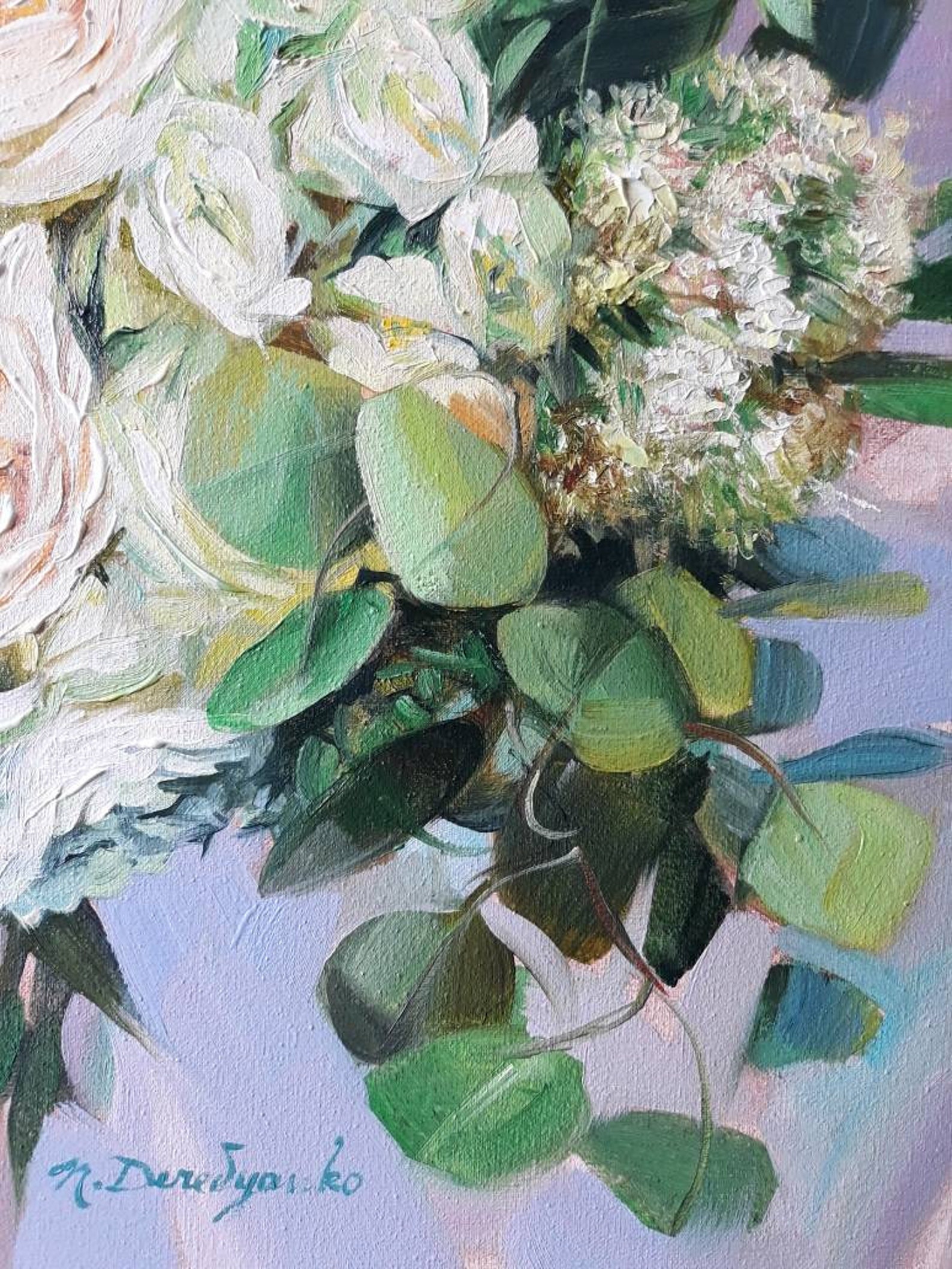 Bridal Flowers Portraits Painting Canvas Original Art Custom - Etsy