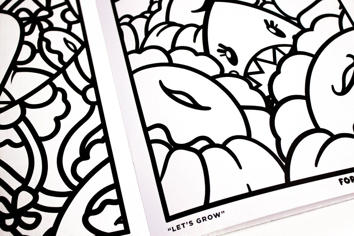 Color Me Hungry Vol. 1, Coloring Book, Adult Coloring Book, Premium ...