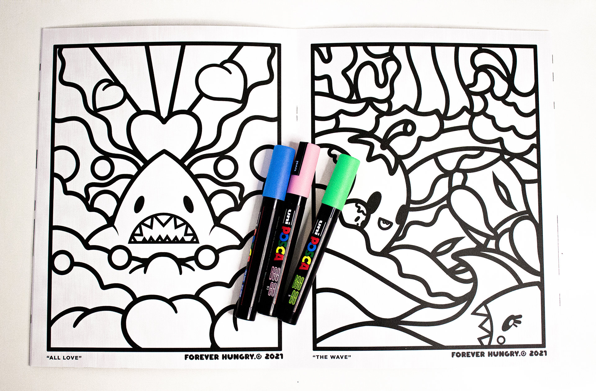 Color Me Hungry Vol. 1, Coloring Book, Adult Coloring Book, Premium ...