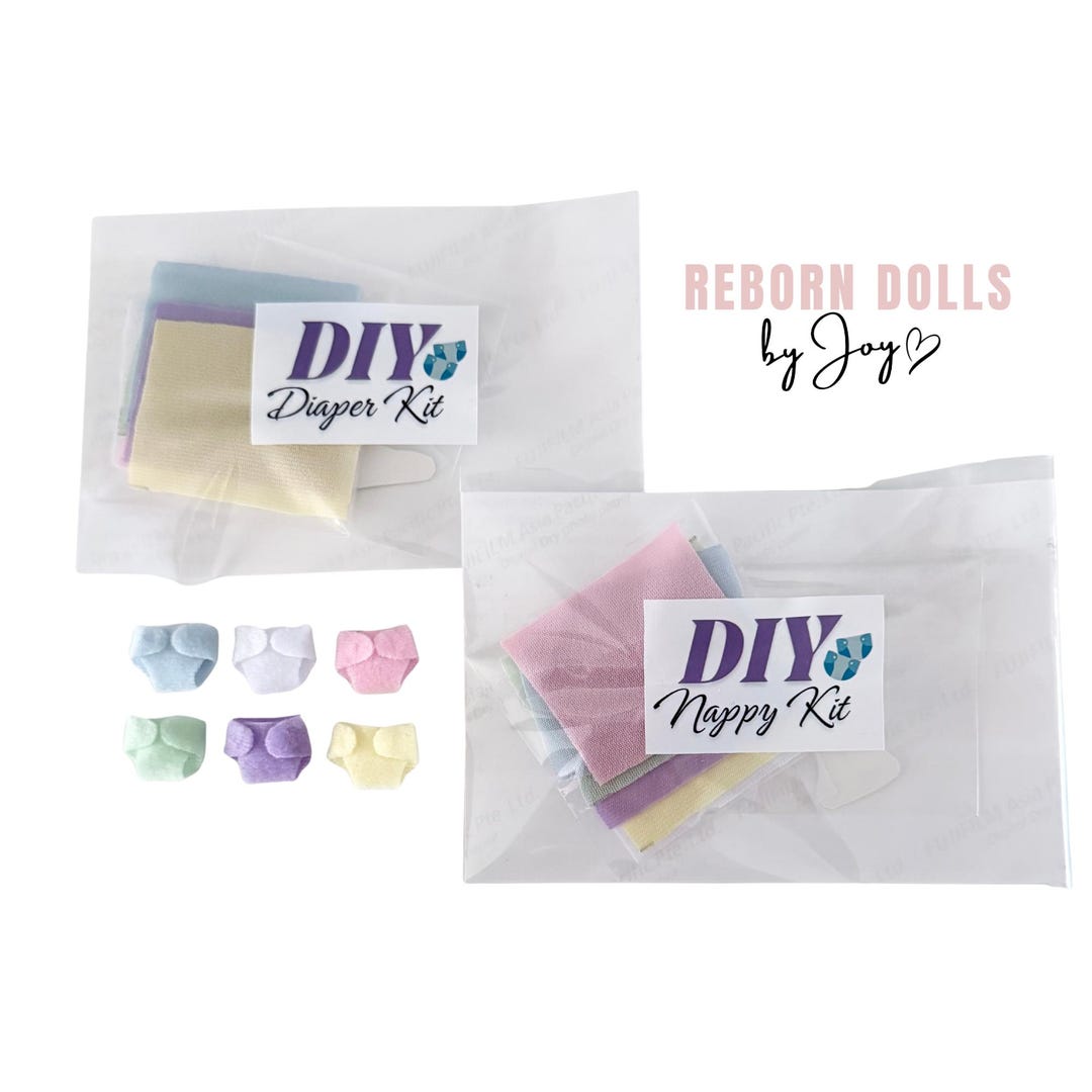 My Mini Baby Diapers, Dollhouse Nursery, Dollhouse Miniature Diapers ...