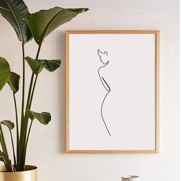 Line Body Art - Etsy